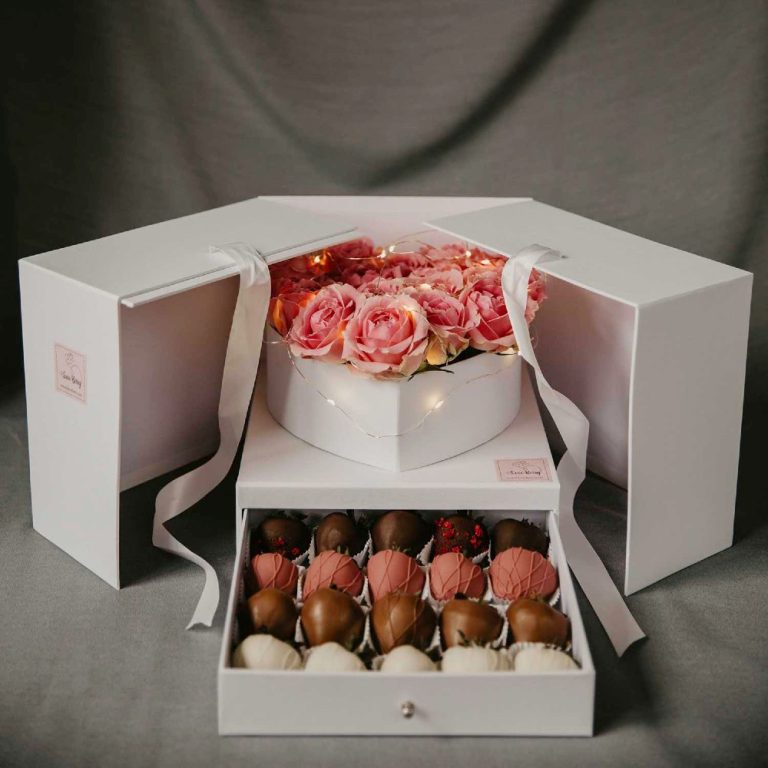 Large Square Surprise Flower Box - Various Colors | W7777 | UnikPackaging