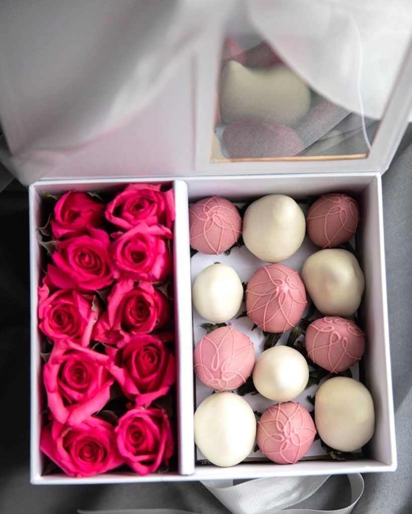 Set of 2, Square Shape Flower/Gift Boxes, Various Colors | W993 ...