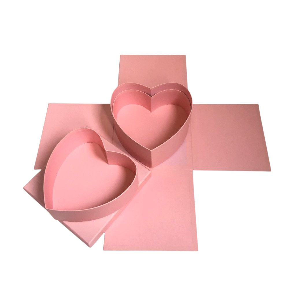 Set of 2, Square Shape Flower/Gift Boxes, Various Colors – Unikpackaging