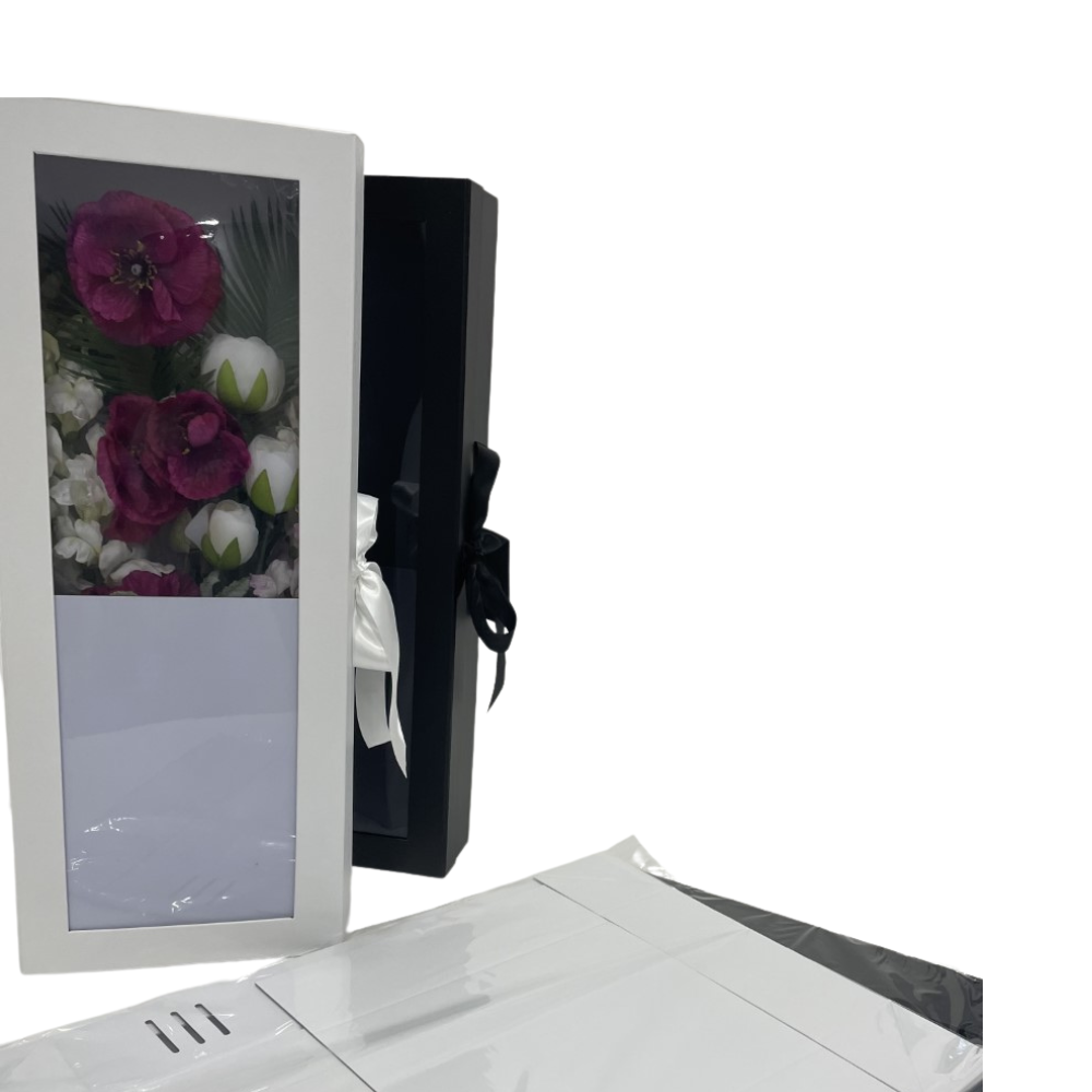 Value Bulk Lot-qty.10-Large Presentation Box for Long Stem Roses with ...