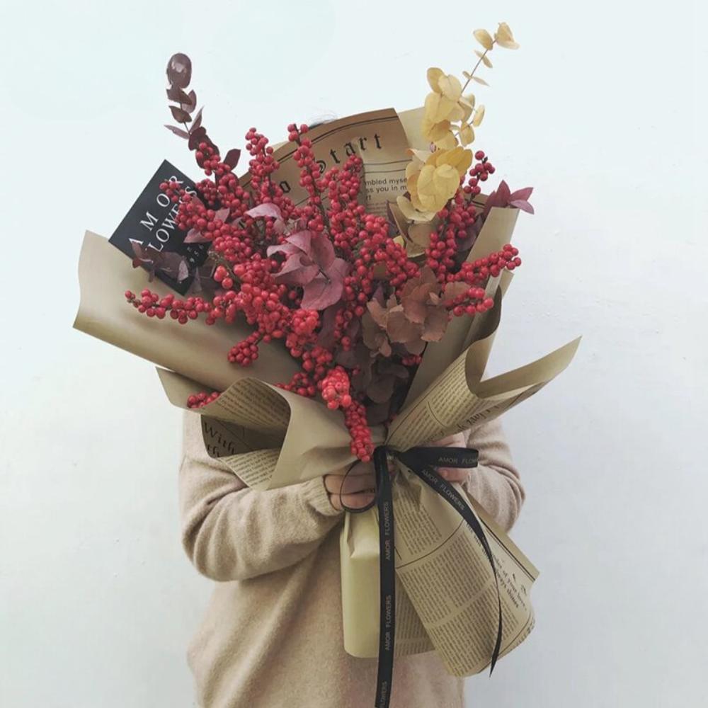 Newspaper Print Design Wrapping Paper, Waterproof 23″x23″, Pack of 20 sheets, Various Colors ...