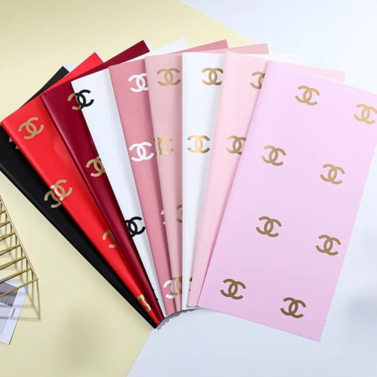 Fashion Inspired Flower Wrap, Waterproof, Pack of 20, Various Colors ...