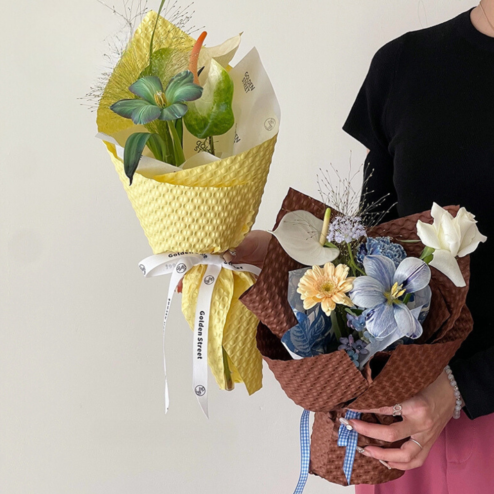 Pop-IT Design Textured Flower Wrap, Various Colors – Unikpackaging